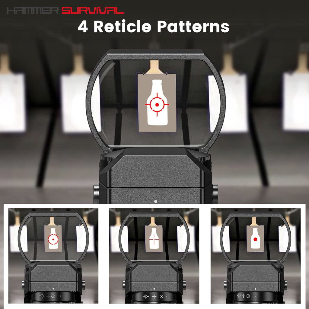 HD-101 Red/Green Dot Reflex Sight | Quick Targeting, Adjustable ...