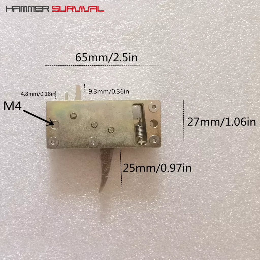 Neptune AK-65 Crossbow Trigger (65lbs) | Durable, Nickel-Plated ...