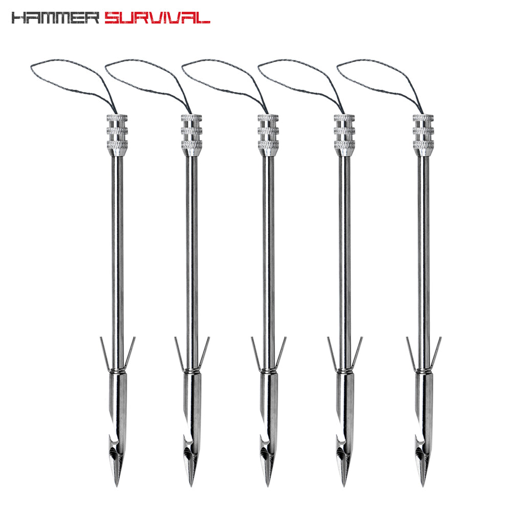 6" Broadhead Fishing Darts 25g (5) | Durable & Reusable Slingshot Ammo ...