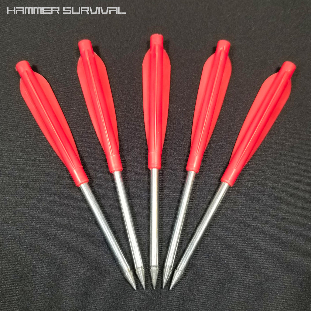RS-X7 Crossbow Bolts - Red 15.8g (20) | Stainless Steel Hunting Bolts ...
