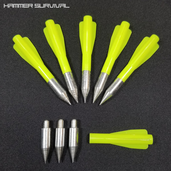 RS-X7 Crossbow Bolts - Yellow 9.8g (20) | Stainless Steel Darts ...